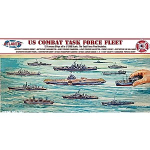US Combat Task Force Fleet 12 Ships Included 1/1200 Scale Atlantis