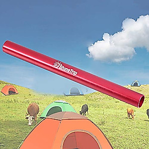 Tent Pole Repair Splint Tube Kit, 4Pcs Aluminium Alloy Spare Repair Tube for Diameter 7.9-8.5mm Tent Pole