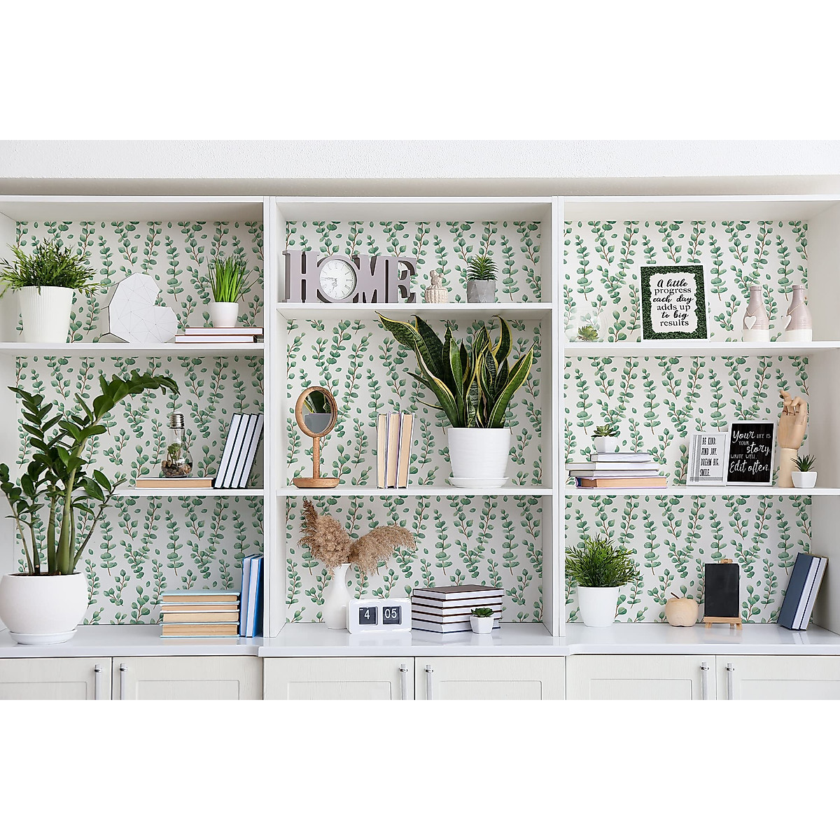 Teacher Created Resources Eucalyptus Peel and Stick Decorative Paper (TCR70008) 17-1/2 inches x 10 feet