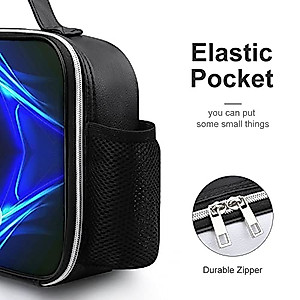 Lyzelre Anime Boy Backpacks Sets, Cartoon Laptop Backpack Printed Schoolbag 3 piece for Girls Boys Teens Elementary Middle School Bookbag Combo Set with Lunch Box and Pencil Bag