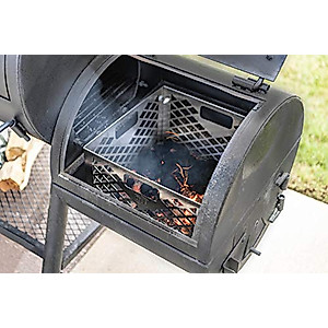 Oklahoma Joe's 5279338P04 Stainless Steel Offset Smoker Charcoal Firebox Basket, Silver