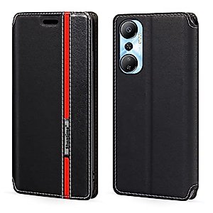 Shantime for Infinix Hot 20 4G Case, Fashion Multicolor Magnetic Closure Leather Flip Case Cover with Card Holder for Infinix Hot 20 Free Fire X6826B (6.82”)