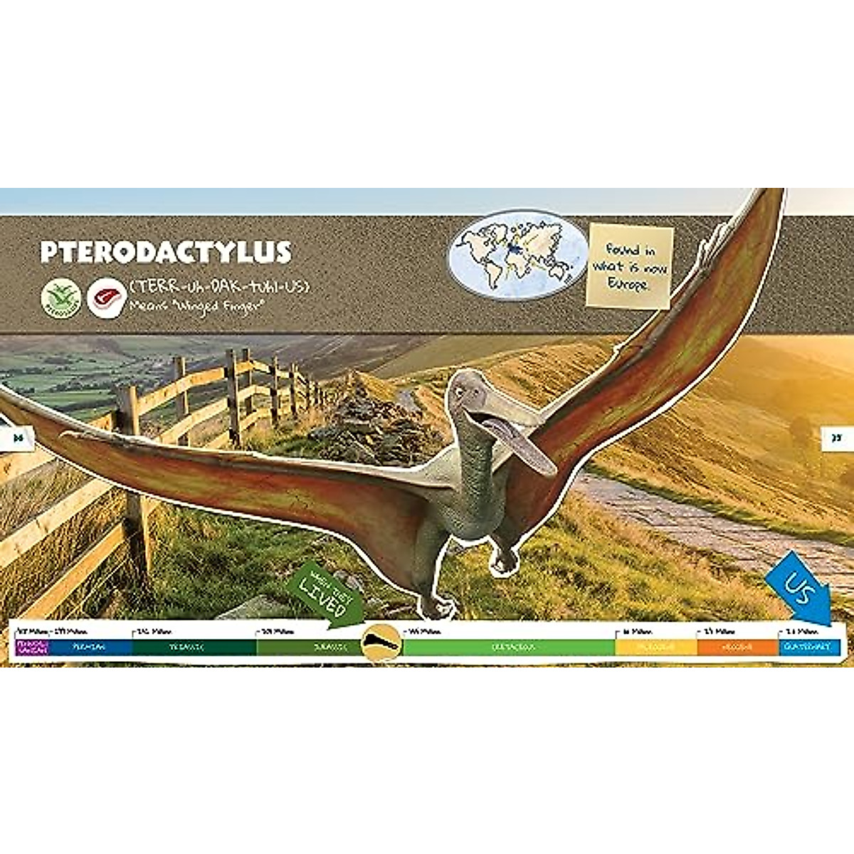 Dino Dana: Dino Field Guide: Pterosaurs and Other Prehistoric Creatures! (Dinosaurs for Kids, Science Book for Kids, Fossils, Prehistoric)