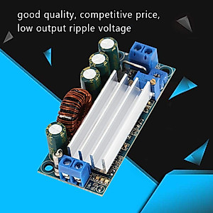 Step Up/Down Converter, 10A Fuse Boost/Buck Converter Module DC-DC 5V-30V to 0.5V-30V for Powering Speaker Audio Amplifier
