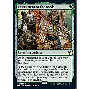 Magic: the Gathering - Instrument of The Bards (190) - Foil - Adventures in The Forgotten Realms