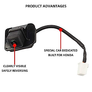 Dasbecan Rear View Back Up Assist Camera Compatible with 2014-2017 Honda Accord Replaces# 39530-T2A-A21 39530-T2A-A31 39530-T2A-A310-M2