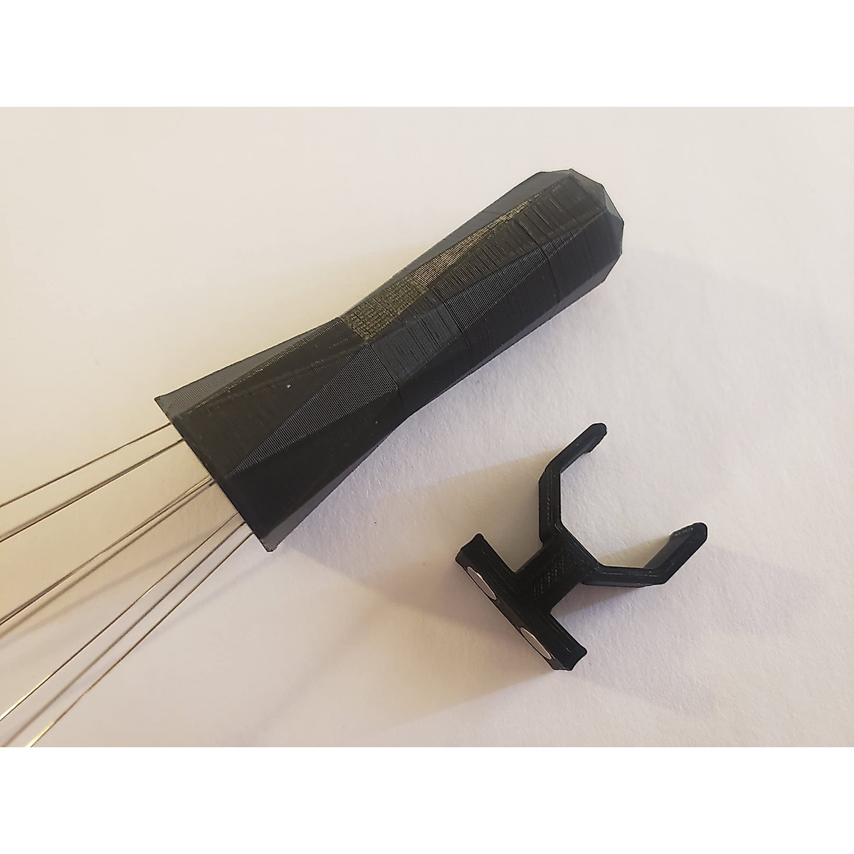 AppaMakes Coffee Stirrer WDT Tool with Magnetic Holder, Black, 0.77 inch x 0.77 inch x 4.3 inch, (JK913)