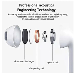 Wireless Earbuds, Bluetooth 5.2 Earbuds with Immersive Sound and Deep Bass, Wireless Stereo Headphones with Microphone