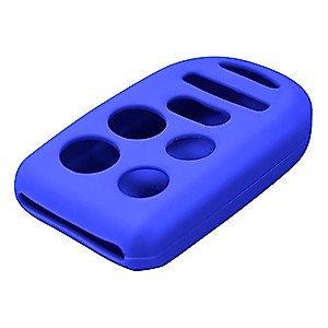 Keyless2Go Replacement for New Silicone Cover Protective Case for Honda 6 Button Remote Key Fob FCC OUCG8D-399-HA - Blue