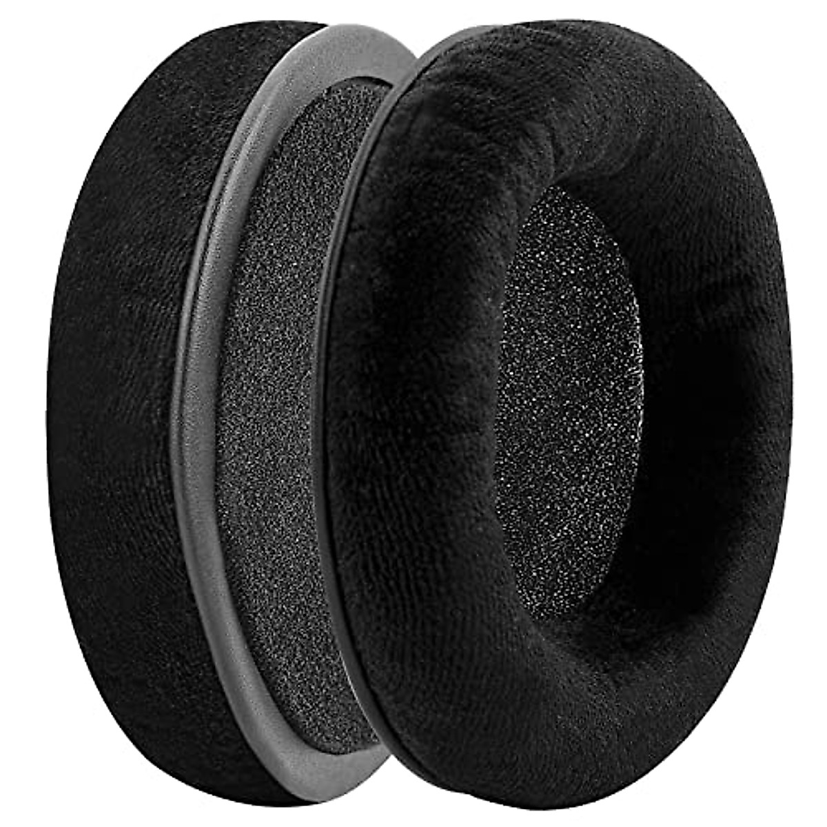 Geekria Comfort Velour Replacement Ear Pads for Beyerdynamic DT990 DT880 DT860 DT797 DT790 DT770 DT440 RSX700 MMX300 HS800 HS400 HS200 T90 T70 T5P Headphones Ear Cushions, Headset Earpads (Black)