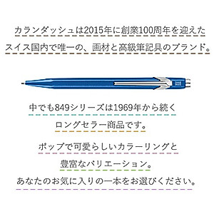 Caran D'Ache 849 Metal-X Ballpoint Pen - Blue