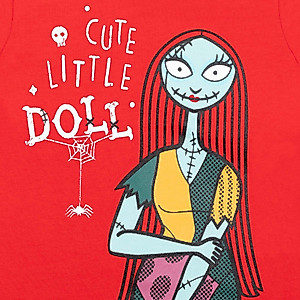 Disney Nightmare Before Christmas Jack Skellington Sally Toddler Girls 3 Pack T-Shirt 2T