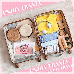 Sweetude 150 Pcs Cheerleader Gifts Bulk Cheer Makeup Bag Cosmetic Cheerleading Bag with Zipper Clear Cheerleader Travel Pouch Cheerleading Case for Girls Teammates Toiletry Accessories Gifts, 5 Styles