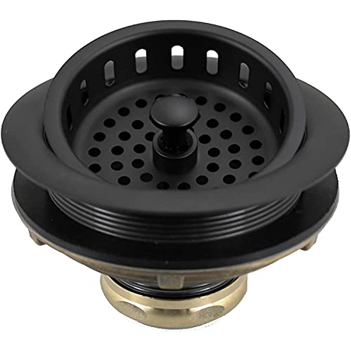 Westbrass CO147-62 Develosah 9" 2-Handle Hot and Cold Water Dispenser Faucet Kit with Heating Tank, Filter, Kitchen Sink Strainer & Disposal Trim Set, Matte Black