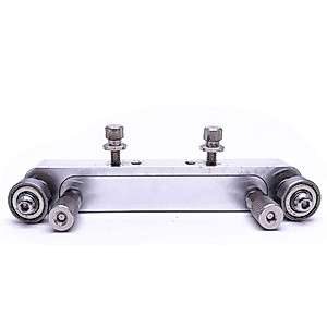 Jiayouy Adjustable Guitar Nut & Bridge Sander Luthier Tool for Electric Acoustic Guitar Bass Silver