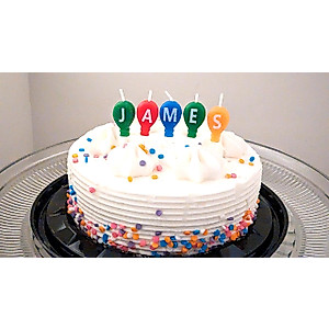 Personlaize with Unique Balloon Birthday Candles with Letters for Custom and personalizing | Spell The Guest of Honors Name | Use The Bundle Pack for Multiple Letters