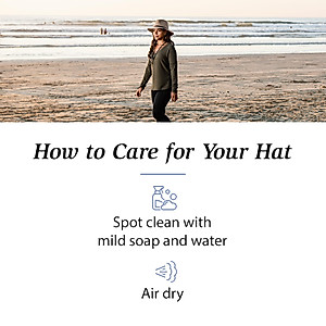 Wallaroo Hat Company Women’s Petite Aspen Fedora – UPF 50+ Sun Protection, 100% Wool Felt, Adjustable, Packable, Black, Small