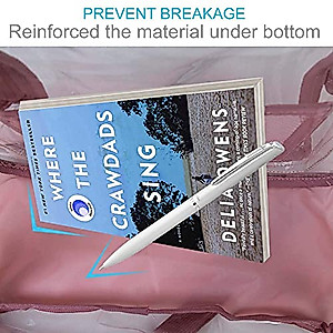 Clear Backpack, Transparent Bookbag Heavy Duty See Through Backpacks for Women - Pink