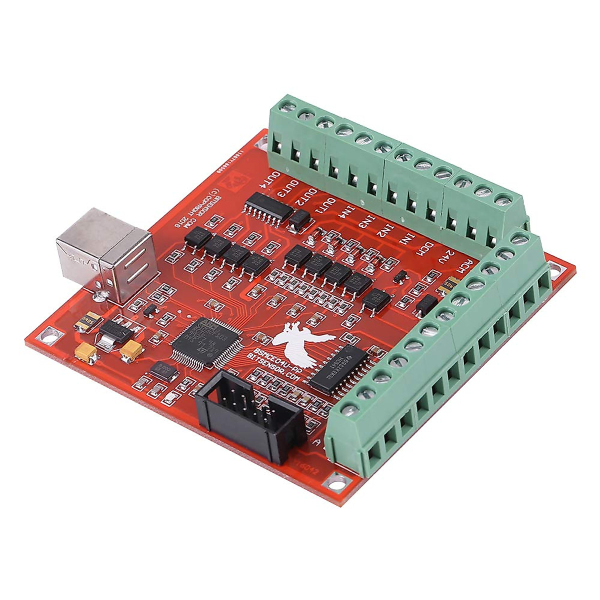 DIY CNC Controller Card, USB 4-Axis Linkage Mach3 Stepper Motor Motion Control Card, 100Khz Motion Controller Card Board for CNC Engraving