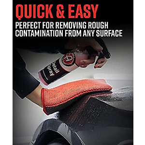 Adam's Clay Mitt (2 Pack) - Medium Grade Clay Bar Infused Mitt | Car Detailing Glove Quickly Removes Debris from Your Paint, Glass, Wheels, & More