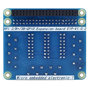 fosa Raspberry Pi 3 Pi 2 Pi Model B GPIO Expansion Extension Board One Row to Three Rows GPIO Multifunction Interface Module with Screws & Jumber for Raspberry Pi 2 3 B