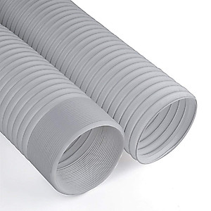 Zealor Universal Exhaust Hose Counterclockwise Threads for Portable Air Conditioner (5.9 Inch Diameter)