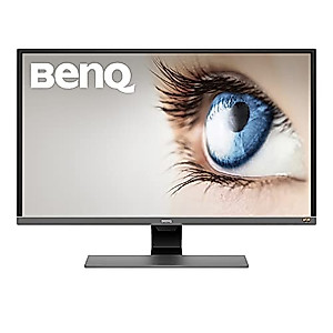 BenQ EW3270U Premium Monitor 32" 4K UHD | HDRi | DCI-P3 | Eye-Care Tech | Adaptive Brightness | Tilt Screen | Built-In Speakers | Eye Reminder | DisplayPort | HDMI | USB-C,Black