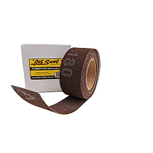 Jet Swet Plumber's Open Mesh Sanding Cloth 180 GRIT, 1.5" in Wide,15' FT Long