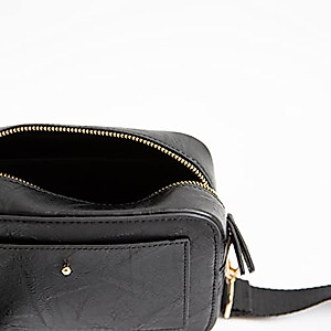 Funky Monkey Fashion Crossbody Camera Style Fashion Bag - Interchangable Strap - Black