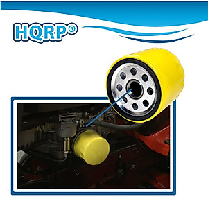 HQRP Oil Filter compatible with Kohler 7000 Series KT715-745, Courage SV470-610 SV710-740, Confidant ZT710-740, Aegis LH630-LH755 LV625 LV675 LV680 Series Lawnmower Engines