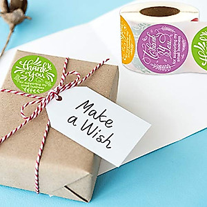 600PCS Thank You for Supporting My Small Business Stickers Labels for Handmade Shopping Small Shop Business Stickers 2 Inch 7 Designs