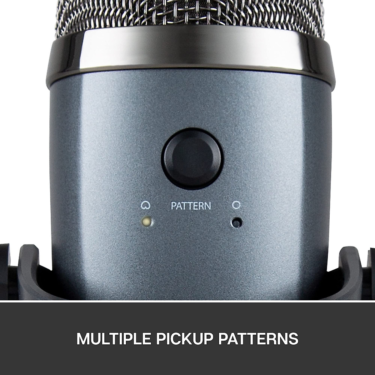 Logitech for Creators Blue Yeti Nano USB Microphone for Gaming, Streaming, Podcasting,Twitch, YouTube, Discord, Recording for PC and Mac, Plug & Play - Shadow Grey