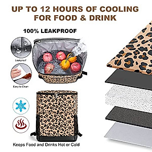 Wolka Backpack Cooler 35 Cans,Small Backpack Coolers Insulated Leak Proof,Lightweight Soft Sided Waterproof Cooler Backpack for Beach Camping Hiking Picnic,Lunch Backpack for Man and Women