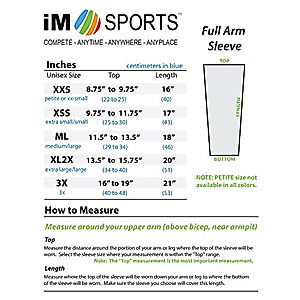 iM Sports SKINGUARDS Skin Protection Full Arm Sleeves + Protects Aging or Thin Skin + UV Protection - Unisex + Made in USA - Suntan - X-Large/XX-Large - Pair