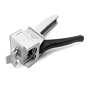 QWORK 50ml Dispensing Gun Kit, Impression Mixing Dispensing Gun, 1: 1/1: 2 AB Ratio, Static Mixer Mixing Nozzle
