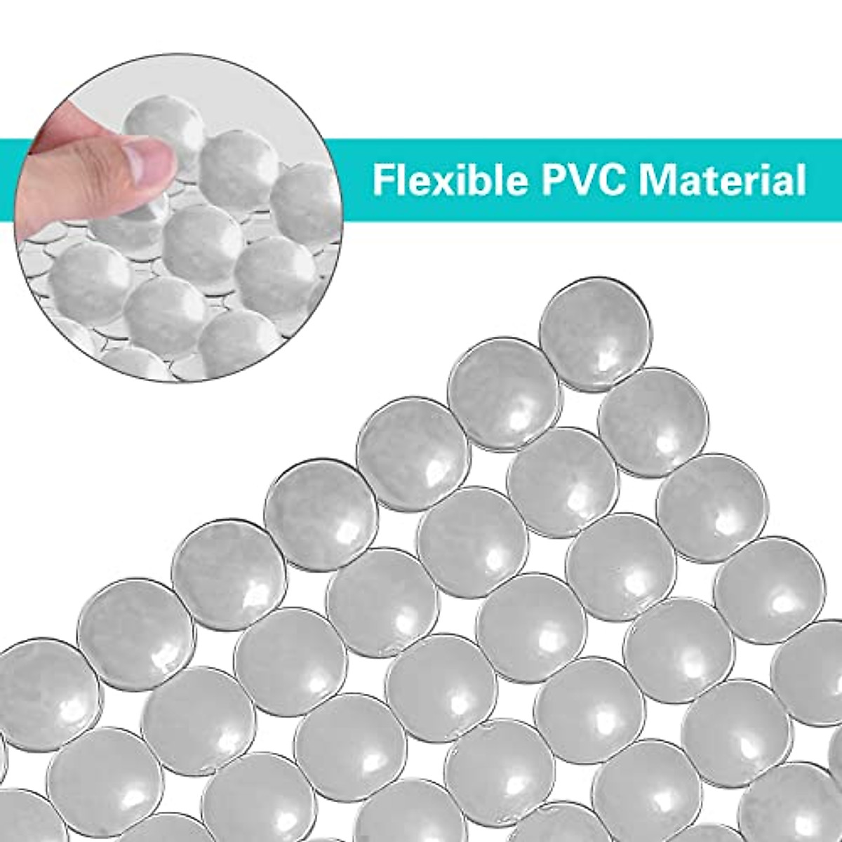 Coopay 2 Pack Kitchen Sink Mat Plastic Sink Protect Mat PVC Eco-friendly Kitchen Adjustable Stainless steel/Porcelain Dish Drying Pad Sink Protector for Bottom of Kitchen Sink, 11 x 11 Inches (Gray)