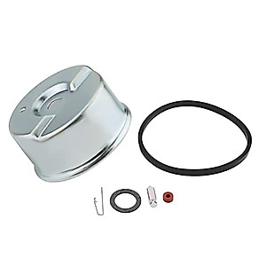 Panari Carburetor Float Bowl & Needle Seat Kit Primer Bulb for Tecumseh Lawn Mower ECV100 LAV35 TVS75 TVS90 TVS100 TVS105 TVS115 TVS120 631843 631902 631902A 632046 632046A Carb