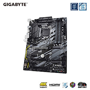 GIGABYTE Z390 UD (LGA 1151 (300 Series) Intel Z390 SATA 6Gb/s ATX Intel Motherboard for Cryptocurrency Mining with above 4G Decoding, 6 x PCIe Slots)
