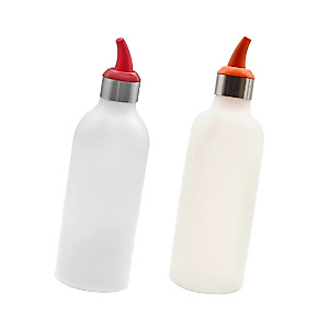 2pcs Mustard Squeeze Bottle Sauce Bottle Condiment Bottle Ketchup