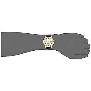 Casio Men's MTP-V004GL-9A Date Quartz Watch with Genuine Leather