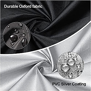 Nomiou Grill Cover Fit for George Foreman 12-Serving Indoor/Outdoor Rectangular Electric Grill GFO201R,24"X10"X17"