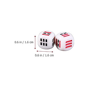 30 Pcs Gossip Dice Fortune-Telling Dices Dice Props Multi-Sided Dices Ba Gua Dices Divination Dices Portable Dices Dice for Divination