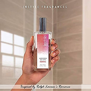 Instyle Fragrances | Inspired by Ralph Lauren's Romance | Women’s Eau de Toilette | Vegan, Paraben Free, Phthalate Free | Never Tested on Animals | 3.4 Fluid Ounces