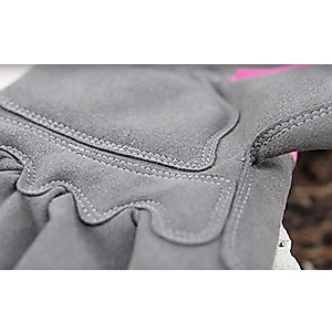 G & F Products 2430M Florist Pro Long Sleeve Rose gardening Gloves, Thorn Resistant Garden Gloves, Rose Pruning Gloves - Women fits all , Pink