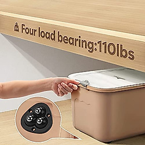 Self Adhesive Mini Caster Wheels, Appliance Wheels Swivel Stainless Paste Universal Wheel, 360 Degree Rotation Sticky Pulley for Kitchen Appliances, Cricut, Bins and Box(8pcs, Triple, Black)