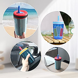 Replacement Straws Compatible with Zak Designs Kelso 15 oz Water Bottle, BPA-Free and Durable (Pack of 6)