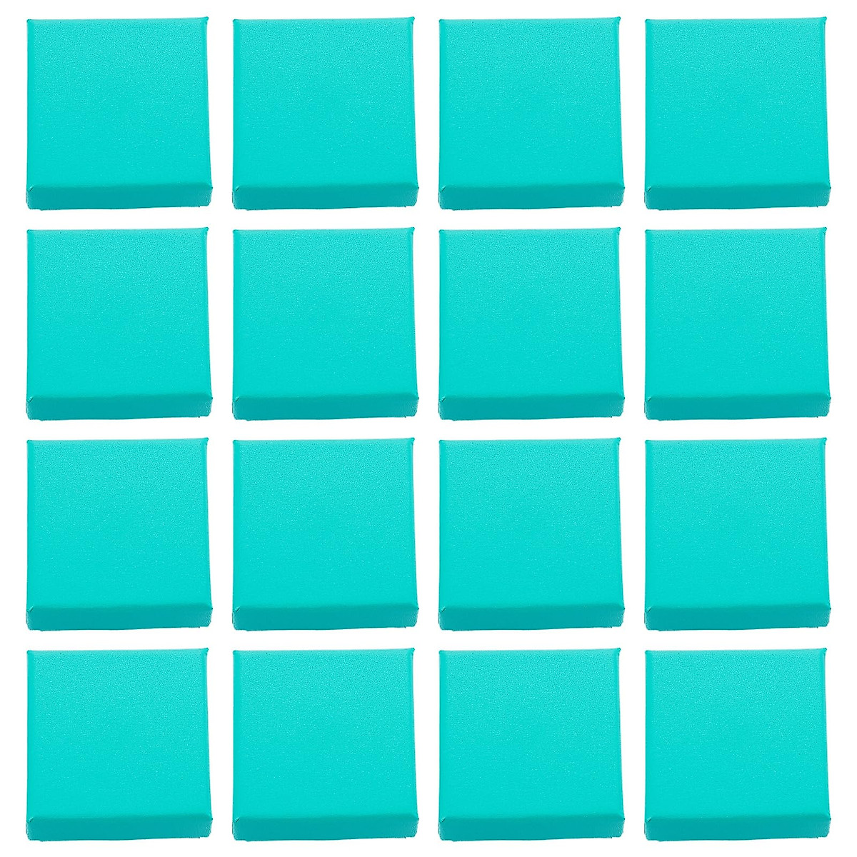 Craftdady 24pcs Jewelry Gift Boxes 5x5x3.2cm Medium Turquoise Coated Paper Jewelry Boxes Square for Christmas Valentine's Day Weddings Earrings Necklaces Bracelets