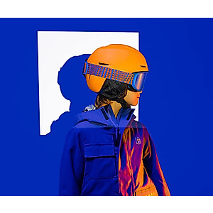 Giro Spur Kids Ski Helmet - Snowboard Helmet for Boys & Girls - Matte Black - S (52-55.5cm)