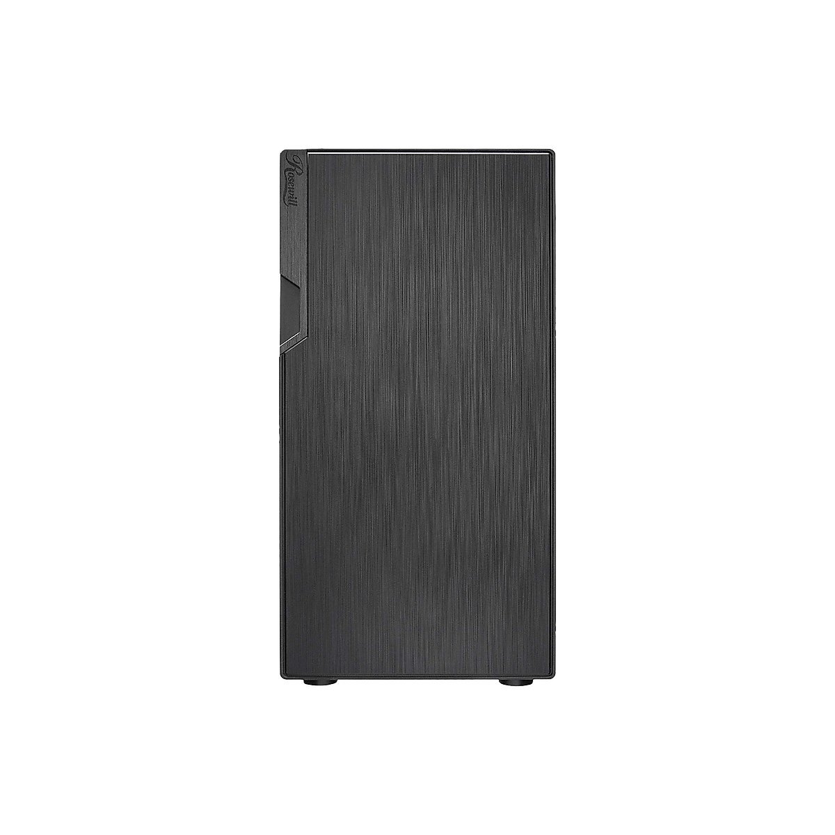 Rosewill FBM-X2-400 Micro ATX Mini Tower Computer Case with 400W PSU Included, Sleek and Simple Quiet Style Gaming Desktop PC, 240mm AIO Support, Top I/O USB 3.0