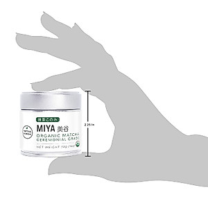 Miya Matcha 30g - Organic Premium Ceremonial Japanese Matcha Green Tea Powder - First Harvest - Zero Sugar - USDA and KOAA Certified